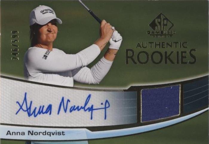 2024 SP Game Used - Authentic Rookies Anna Nordqvist #120 /599 (AU, MEM ...