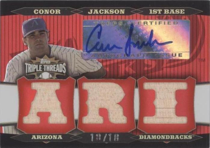 2006 Topps Triple Threads - Relic Autographs Conor Jackson #TTRA-30 /18 ...