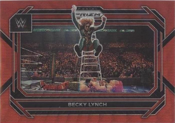 2023 Panini Prizm WWE - Becky Lynch #18 Ruby Wave Prizm for sale online ...