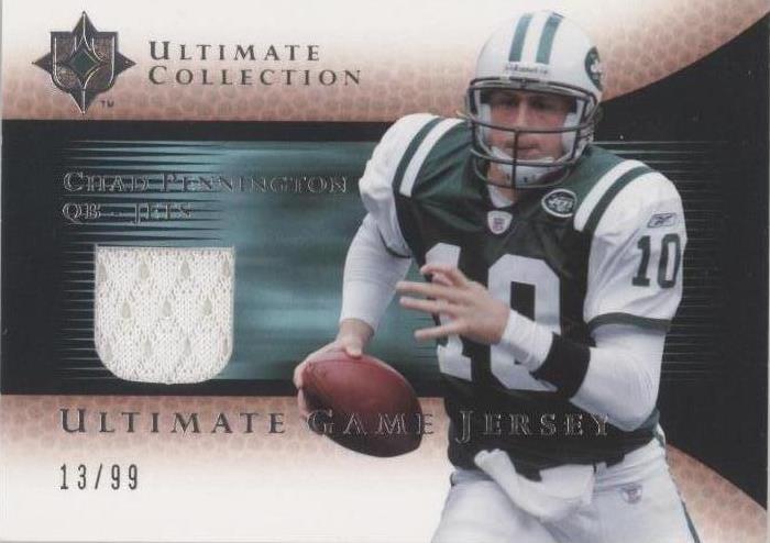 2005 Ultimate Collection - Ultimate Game Jerseys #GJ-CH Chad Pennington ...