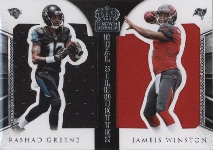2015 Panini Crown Royale - Dual Silhouettes Jameis Winston, Rashad ...