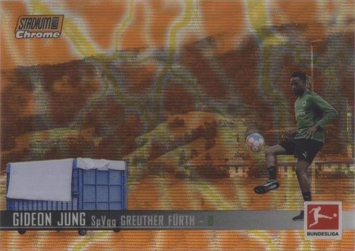 2021-22 Topps Stadium Club Chrome Bundesliga - Gideon Jung #45 Orange ...