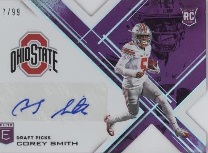 2017 Panini Elite Draft Picks - Draft Picks Status Purple Die-Cut ...