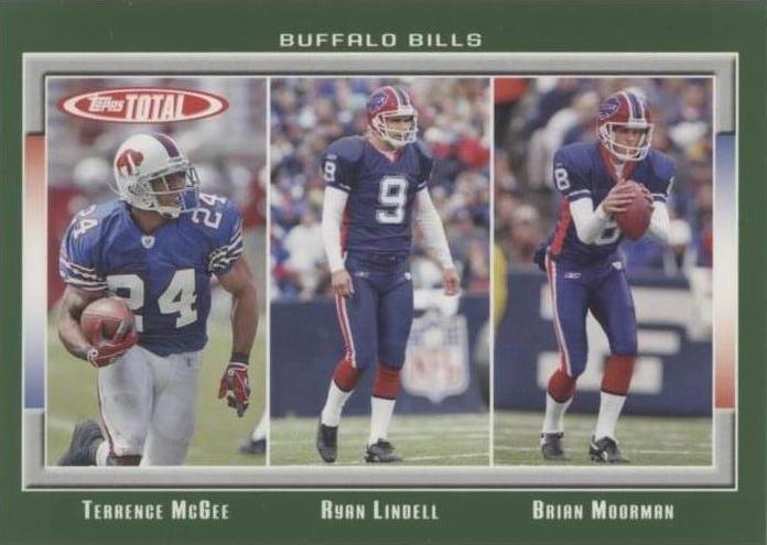 2006 Topps Total - Terrence McGee, Brian Moorman, Ryan Lindell #285 (RC ...