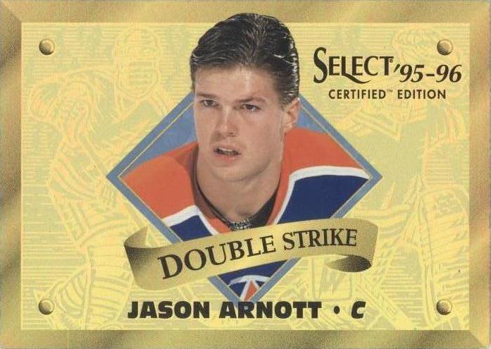1995-96 Select Certified Edition - Double Strike Jason Arnott #8 Gold ...