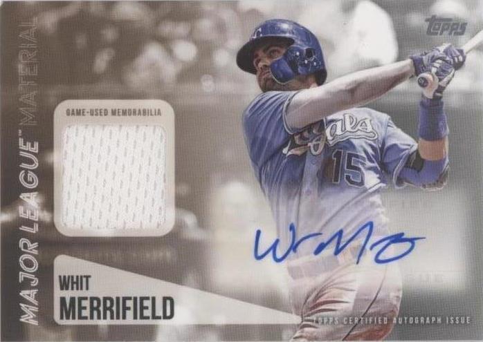 2019 Topps - Major League Material Autograph Relics Series 2 Whit ...