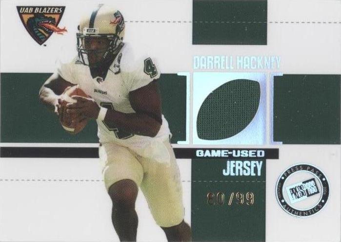 2006 Press Pass SE - Game-Used Holofoil #JC/DH Darrell Hackney /99 (MEM ...