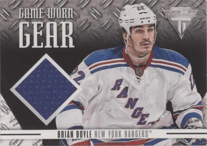 2012-13 Panini Rookie Anthology - Titanium Game Worn Gear #GG-BY Brian ...