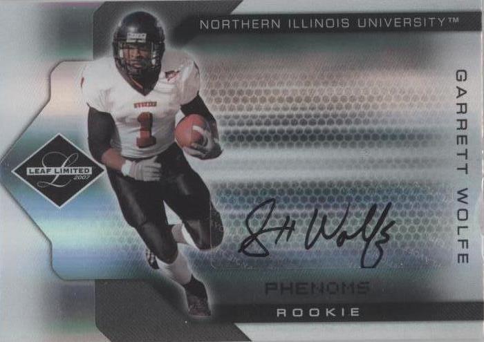 2007 Leaf Limited - Phenoms Garrett Wolfe #318 College Autographs /25 ...