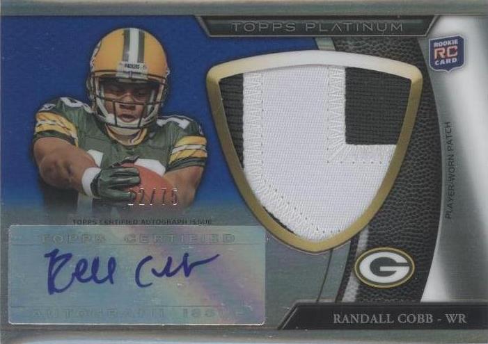 2011 Topps Platinum - Jumbo Patch Blue Refractor Rookie Autographs #11 ...