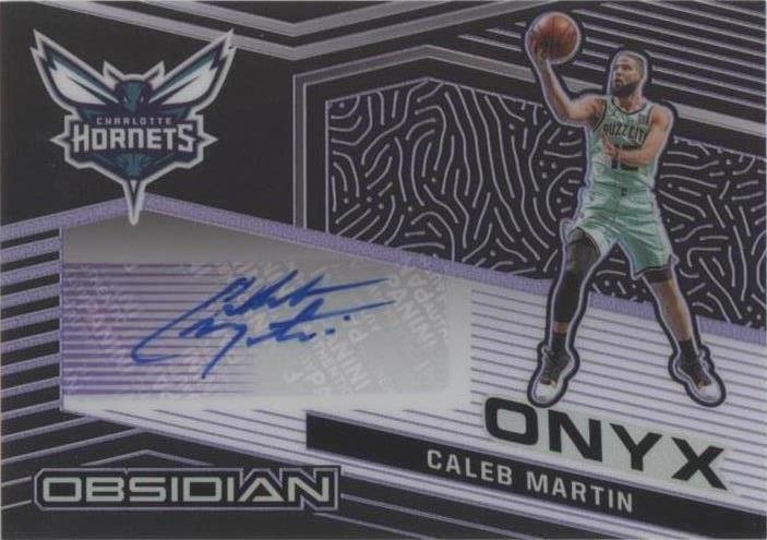 2020-21 Panini Obsidian - Onyx Autographs Caleb Martin #ONY-CMT ...