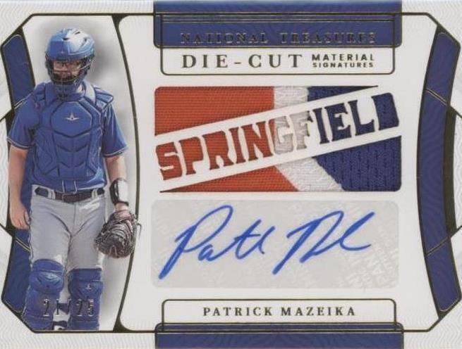 2022 Panini National Treasures - Die-Cut Material Signatures Patrick ...