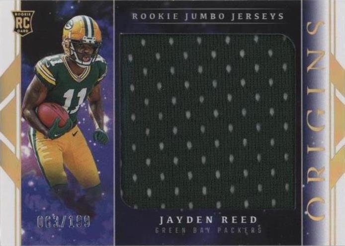 2023 Panini Origins - Rookie Jumbo Jerseys Jayden Reed #RJJ-JR /199 ...