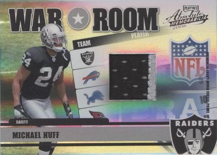 2006 Playoff Absolute Memorabilia - War Room Michael Huff #WR-4 ...