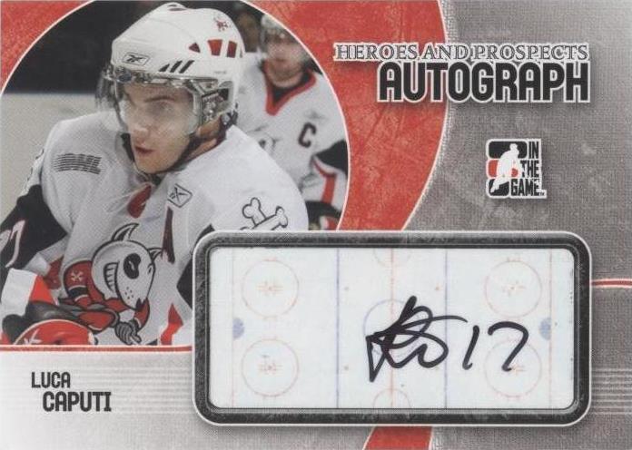 2007-08 In the Game Heroes and Prospects - Autographs #A-LC Luca Caputi ...