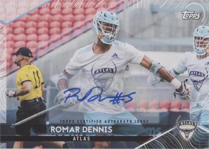2022 Topps Premier Lacrosse League - Romar Dennis #13 Autographs (AU ...
