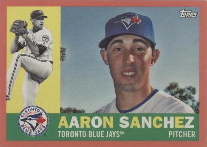 2017 Topps Archives - 1960 Aaron Sanchez #46 Peach /199 for sale online ...