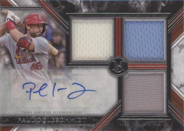 2022 Topps Museum Collection - Swatches Triple Relic Autographs Paul ...