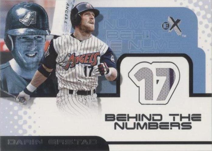 2001 EX - Behind the Numbers Jerseys Darin Erstad (MEM) for sale online ...