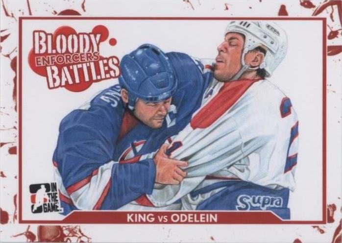 2011-12 In the Game Enforcers - #68 Lyle Odelein, Kris King for sale ...