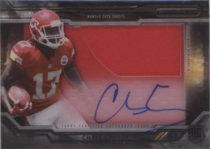 2015 Topps Strata - Clear Cut Autograph Patch Rookies Chris Conley # ...