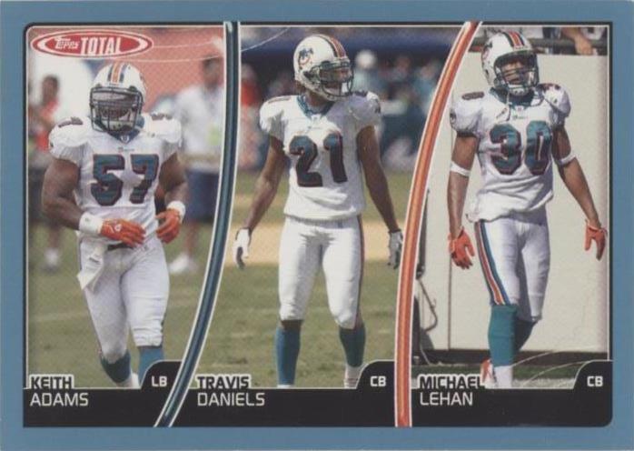 2007 Topps Total - Blue #139 Travis Daniels, Keith Adams, Michael Lehan ...