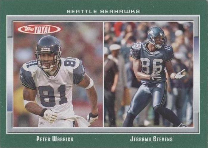 2006 Topps Total - Peter Warrick, Jerramy Stevens #305 for sale online ...