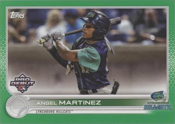 2022 Topps Pro Debut - Angel Martinez #PD-188 Green /99 (RC) online ...