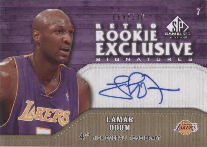 2009-10 SP Game Used - Retro Rookie Exclusive Signatures #RR-LO Lamar ...