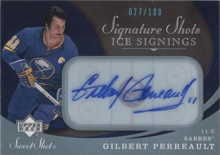 2007-08 Upper Deck Sweet Shot - Signature Shots/Saves Ice Signings #SSR ...