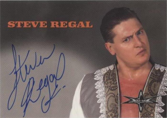 1999 Topps WCW Embossed - Authentic Signatures Steve Regal (AU) for ...