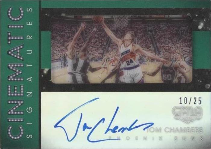 2015-16 Panini Gala - Cinematic Signatures Tom Chambers #CS-TCS Jade ...