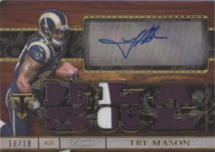 2014 Topps Triple Threads - Autographed Relics Tre Mason #TTAR-TM /18 ...