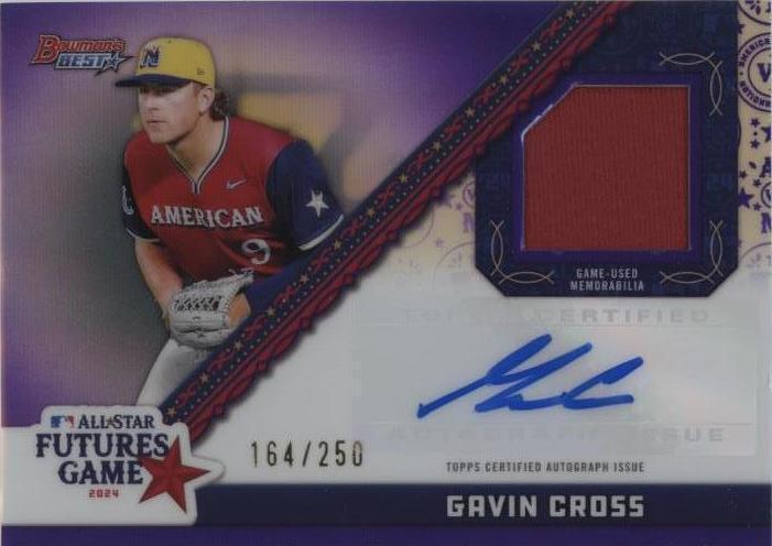 2024 Bowman's Best - 2024 Mlb All-Star Futures Game Relic Autographs ...
