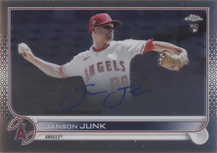 2022 Topps Chrome - Rookie Autographs #RA-JJ Janson Junk (AU, RC) for ...
