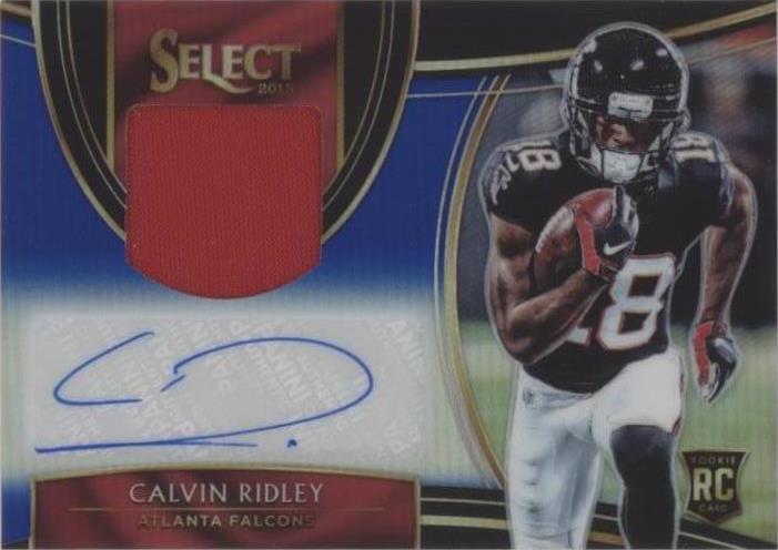 2018 Panini Select - Rookie Signature Memorabilia Calvin Ridley #RM-CR ...