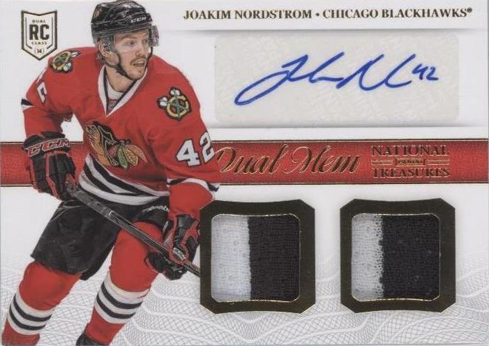 2013-14 Panini National Treasures - Dual Memorabilia Autographs #DM-JNO ...