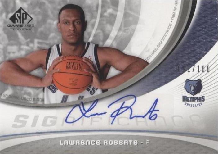 2005-06 SP Game Used Edition - Significance Lawrence Roberts #SIG-LR ...