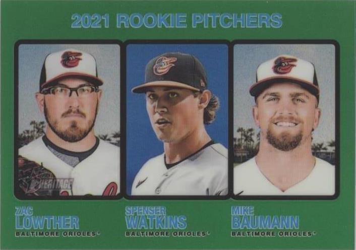 2022 Topps Heritage - Rookie Pitchers Mike Baumann, Zac Lowther ...