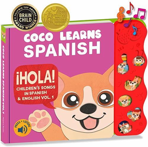 Coco Learns Spanish: Children's Songs in Spanish and English Vol. 1 by Peipei Zhou (2021 ...