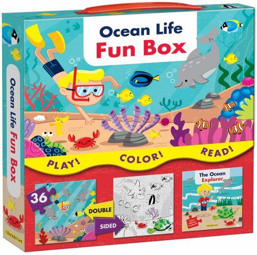 Ocean Life Fun Box : Includes a Storybook and a 2-In-1 Puzzle by Marine ...