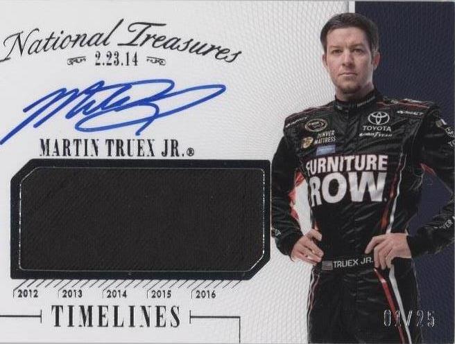 2016 Panini National Treasures - Timelines Signatures #TS-MT Martin ...
