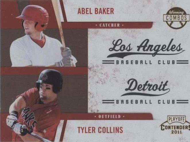 2011 Playoff Contenders - Winning Combos Tyler Collins, Abel Baker #3 (RC) for sale online | eBay