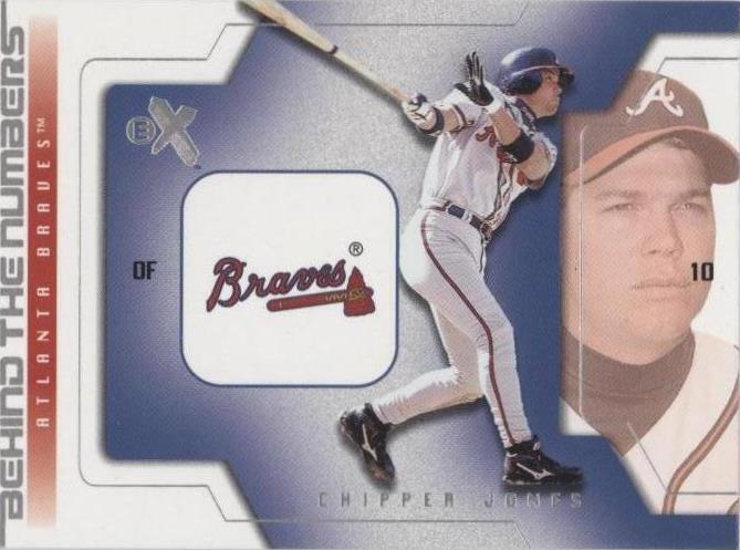 2002 E-X - Behind the Numbers Chipper Jones #17 for sale online | eBay