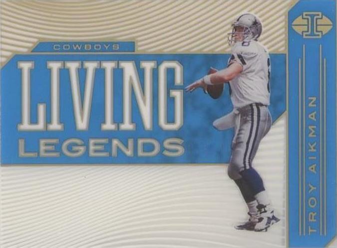 2020 Panini Illusions - Living Legends Light Blue #LL14 Troy Aikman ...