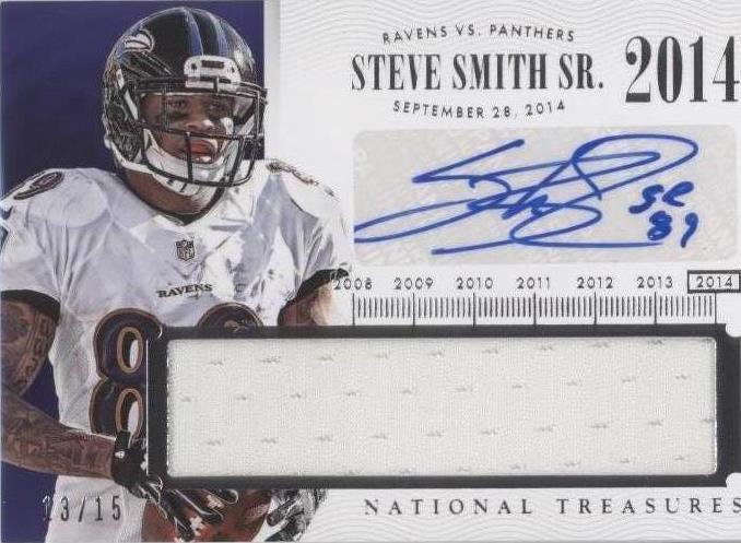 2014 Panini National Treasures - Timeline Materials Signatures Steve ...