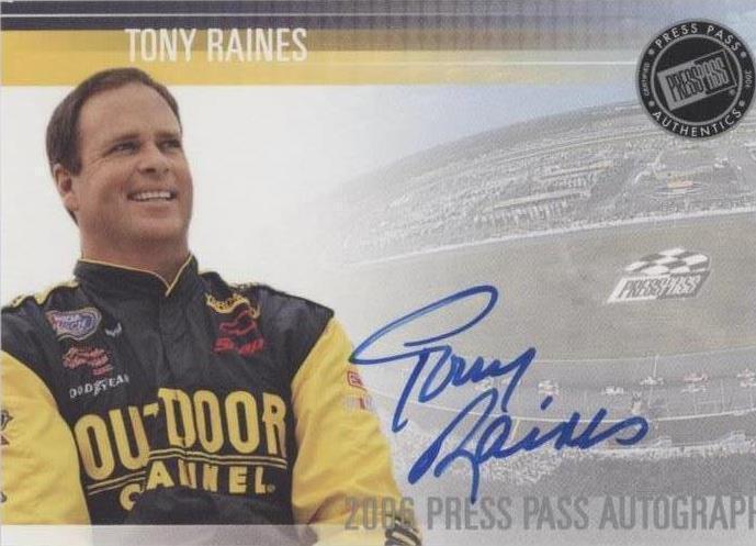2006 Press Pass - Autographs Tony Raines (AU) for sale online | eBay