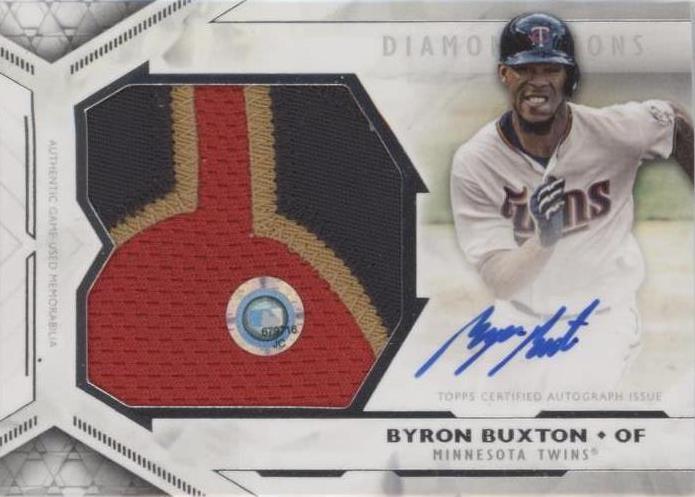 2018 Topps Diamond Icons - Jumbo Patch Autograph Relics #AJPA-BB Byron ...