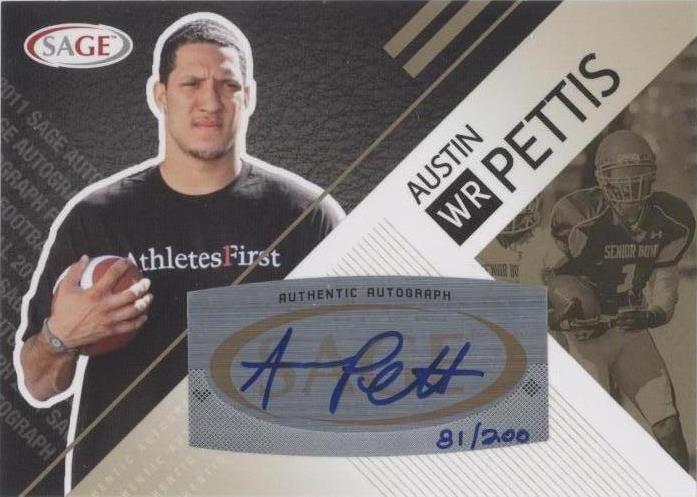 2011 SAGE Autograph Series - Austin Pettis #A-38 Gold Autographs /200 ...