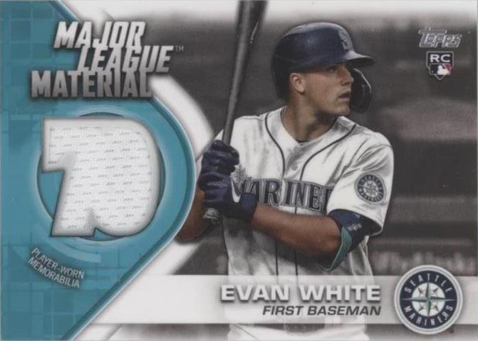 2021 Topps - Major League Materials #MLM-EW Evan White (MEM, RC) for ...